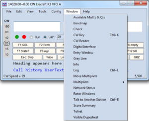 The Entry Window – N1MM Logger Plus