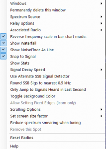 The Spectrum Display Window – N1MM Logger Plus